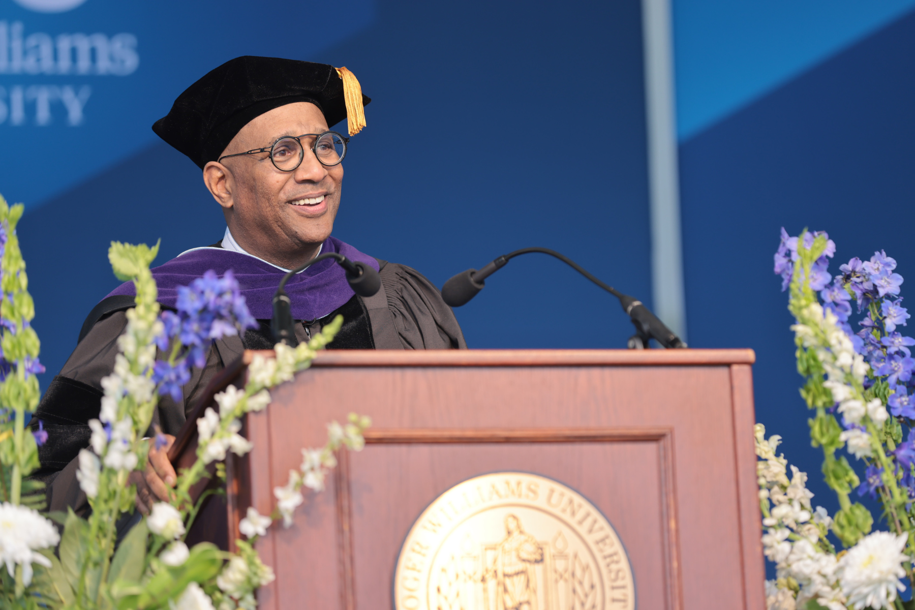 Rogerson President & CEO Walter Ramos Addresses RWU Graduates During ...